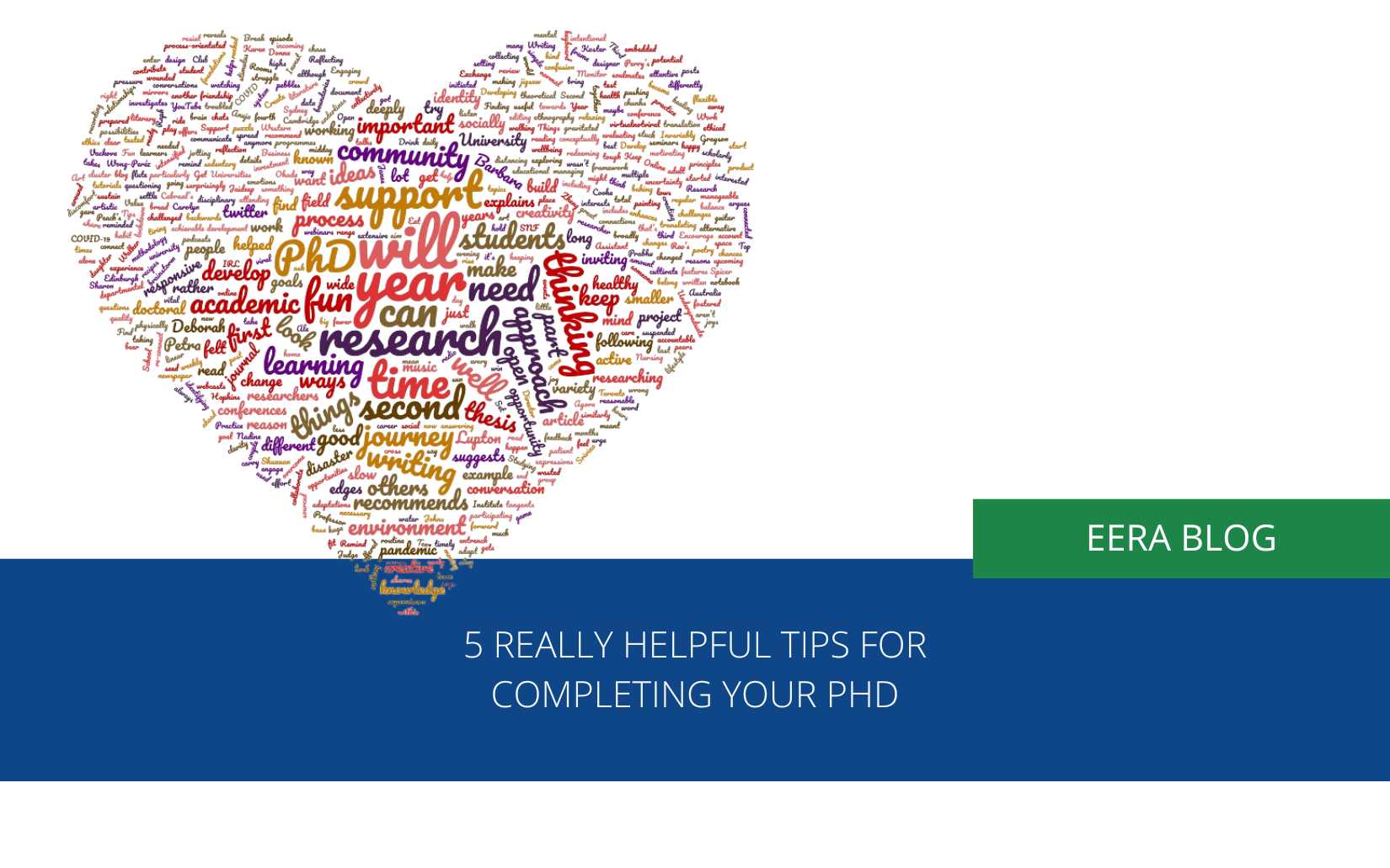 5 really helpful tips for completing your PhD - EERA Blog